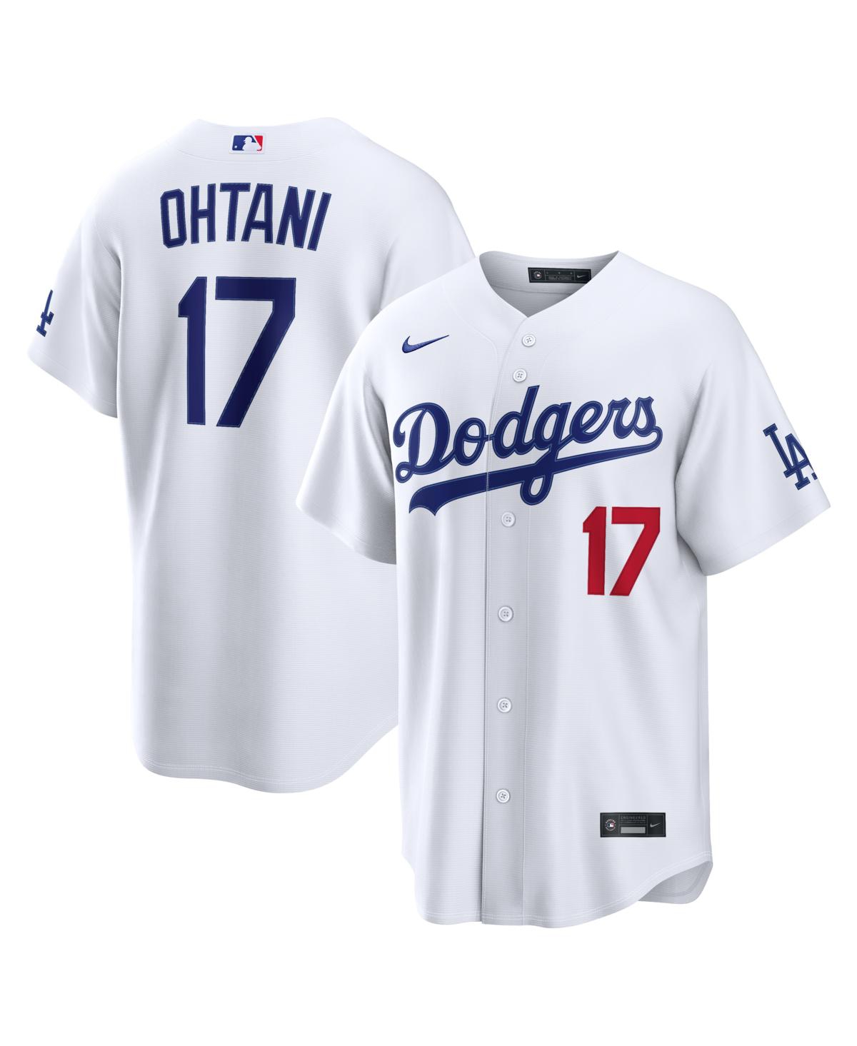 Click here for Nike Mens Shohei Ohtani White Los Angeles Dodgers... prices