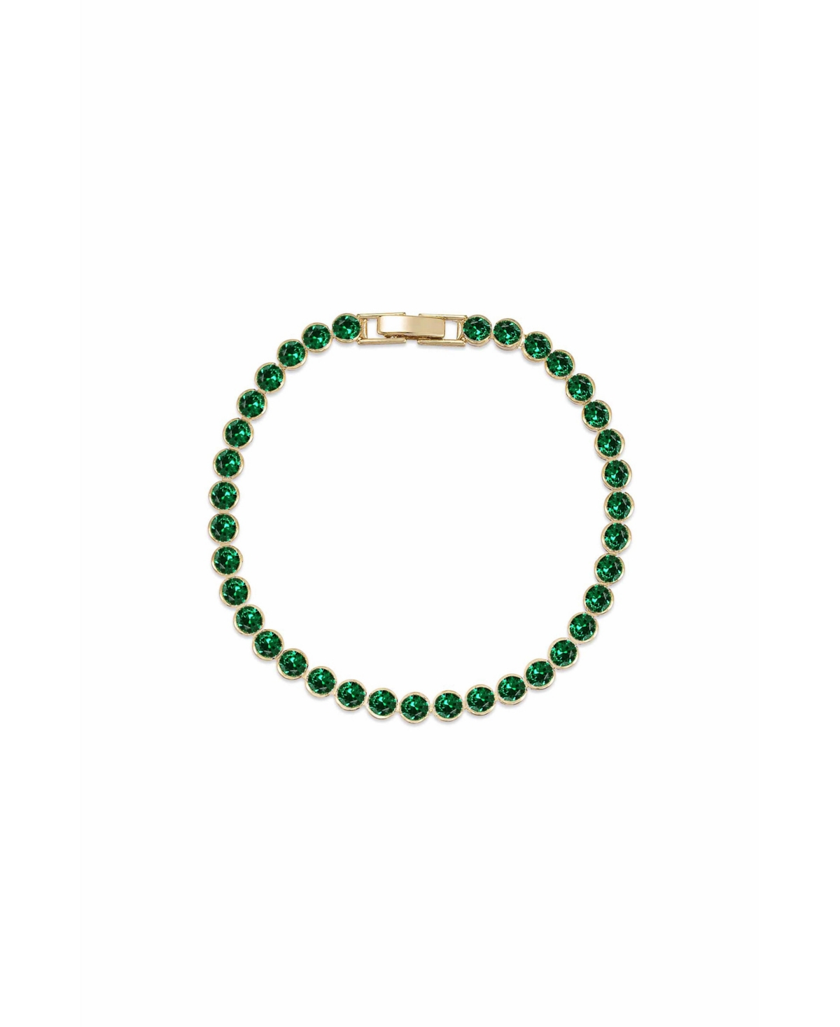 Click here for Ettika Crystal Chain 18k Gold Plated Tennis Bracel... prices