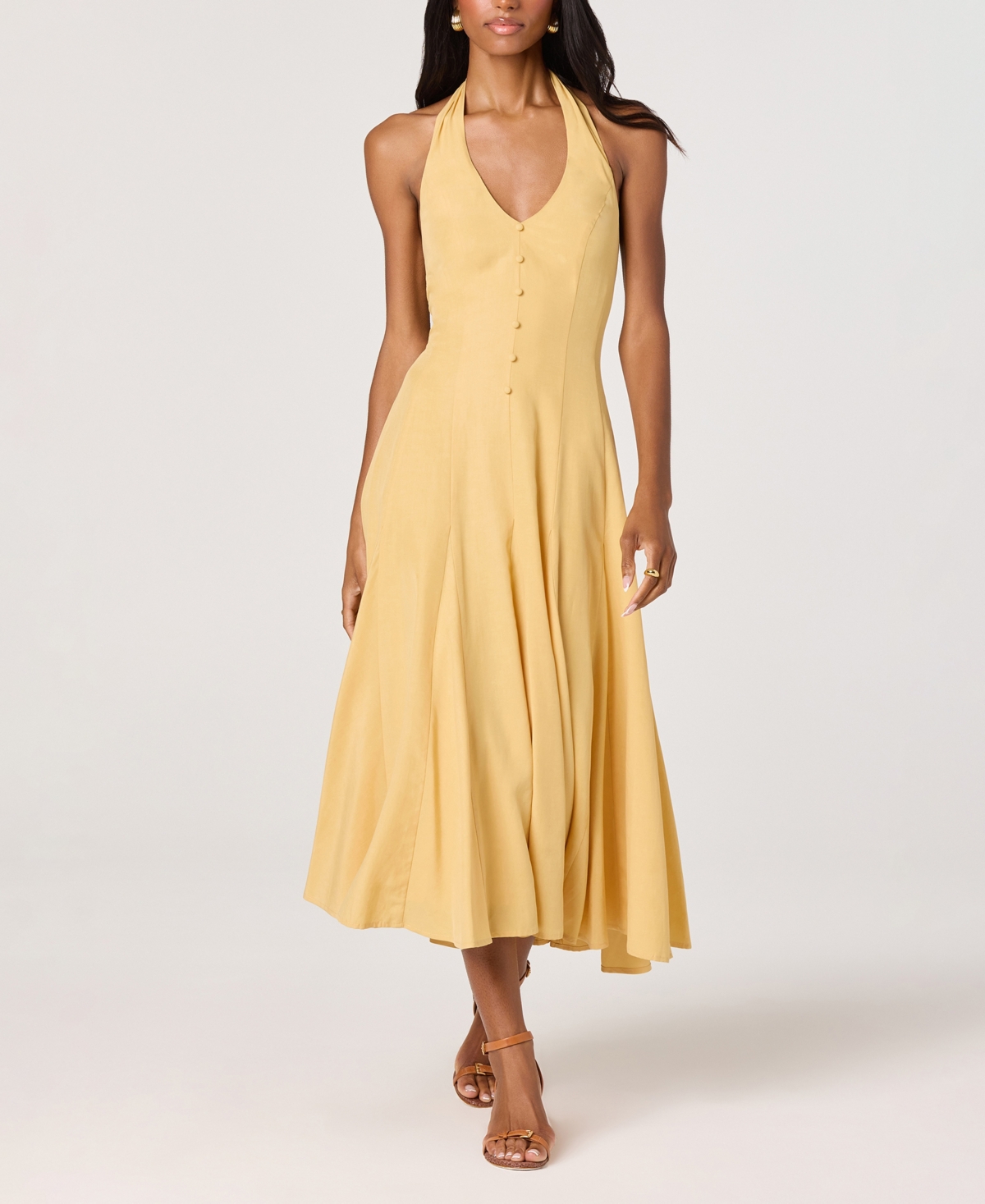 Click here for Astr the Label Womens Mollie Halter Neck Dress - M... prices