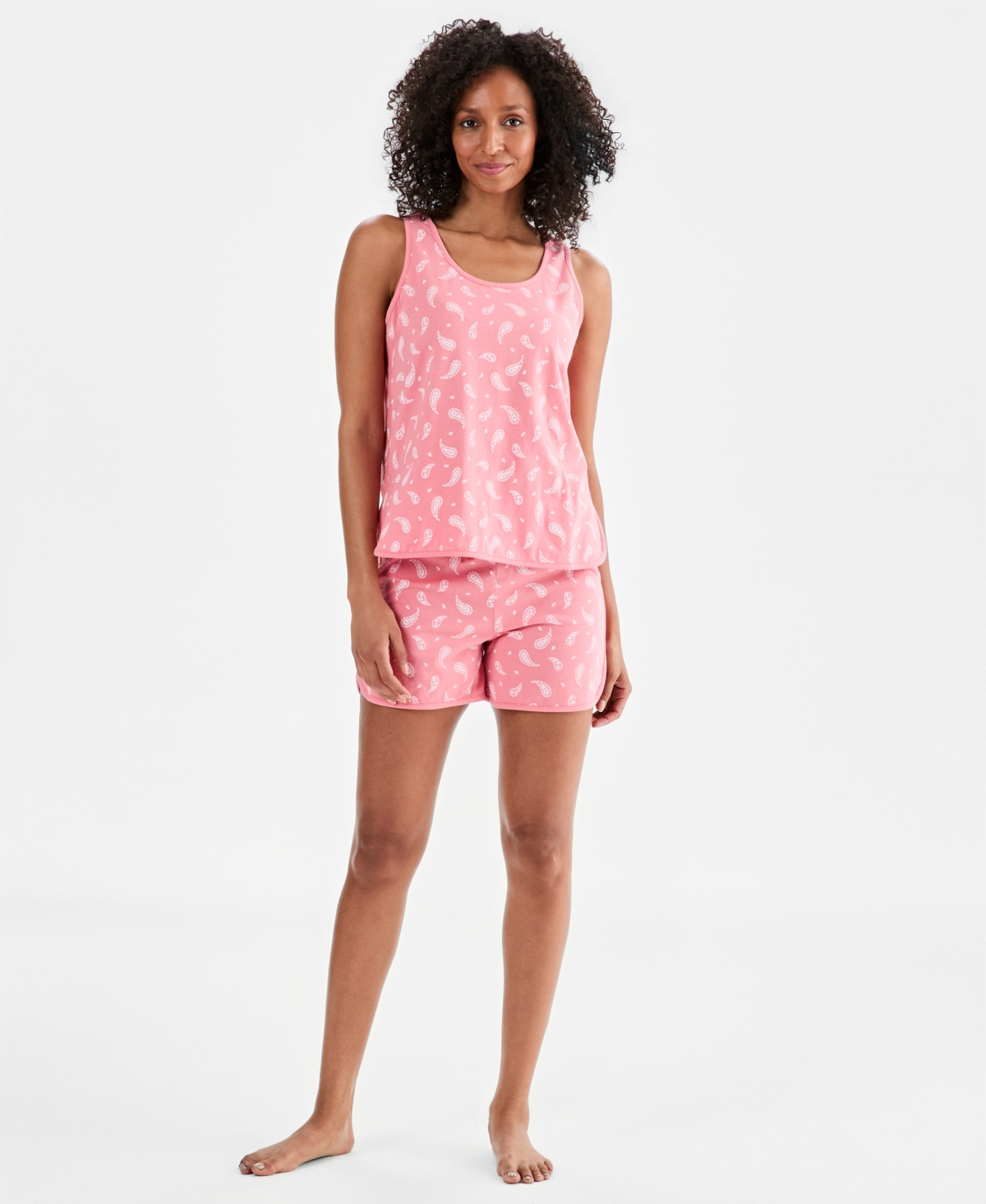 Click here for Charter Club Womens Cotton Tank Short Pajama Set... prices