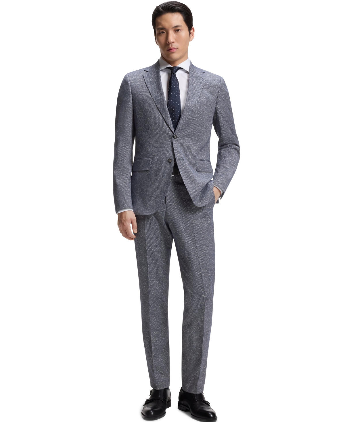 Click here for Boss by Hugo Boss Mens Stretch Boucle Two-Piece Re... prices