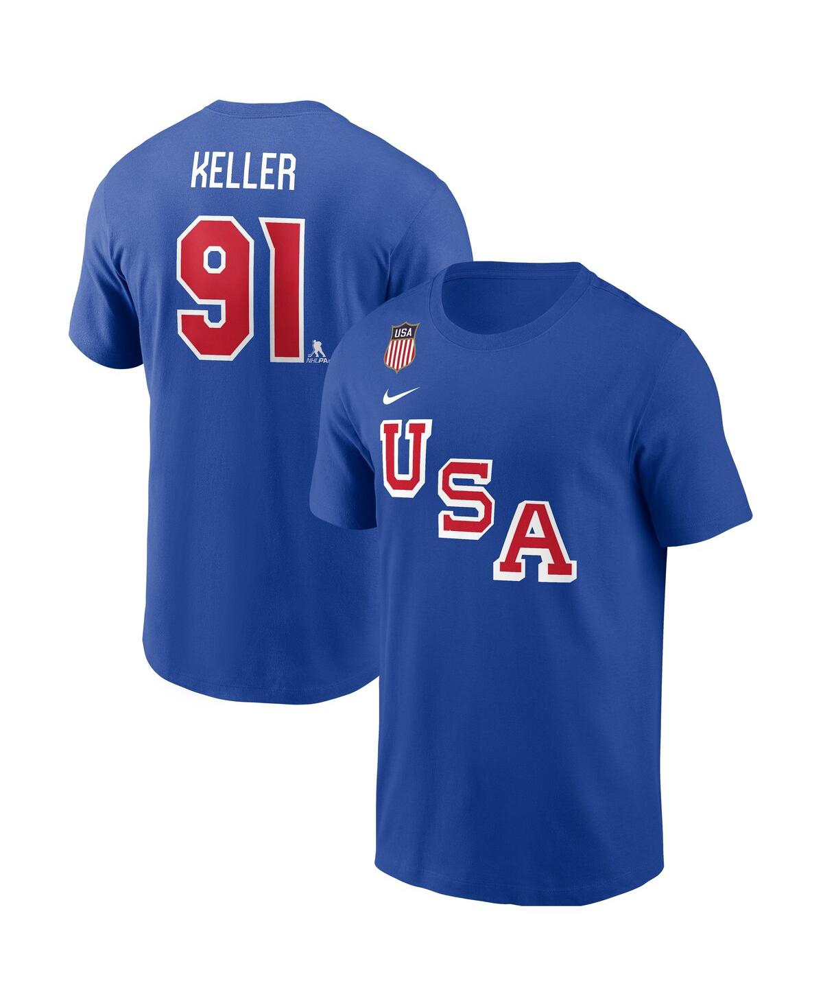 Click here for Nike Mens Clayton Keller Royal Usa Hockey 2026 Nam... prices