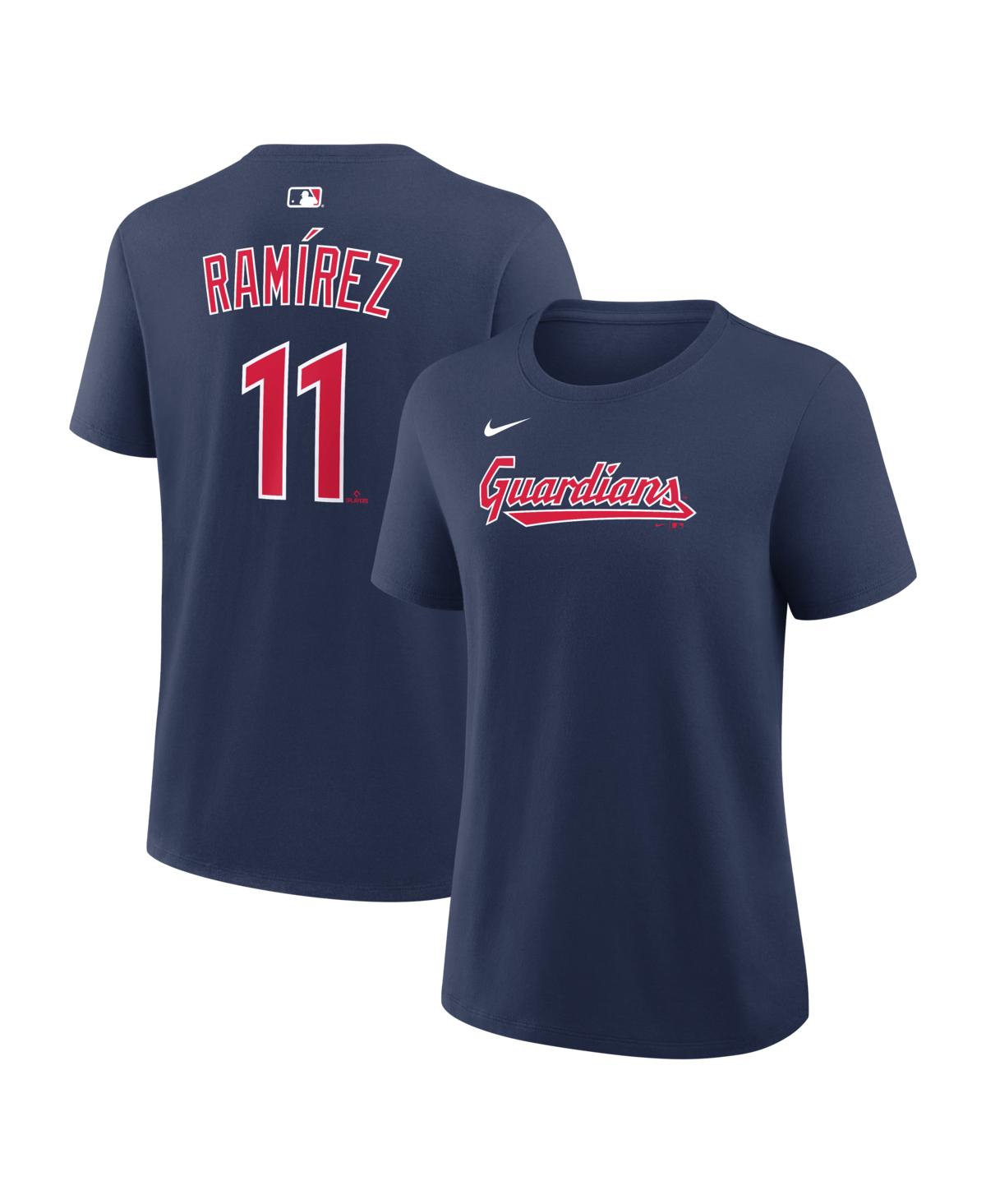 Click here for Nike Womens Jose Ramirez Navy Cleveland Guardians... prices
