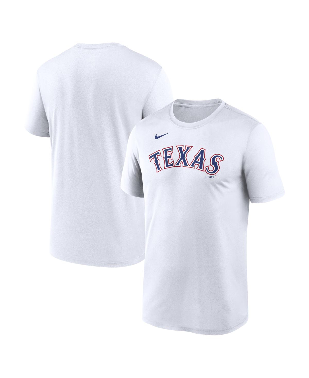 Click here for Nike Mens White Texas Rangers New Legend Wordmark... prices