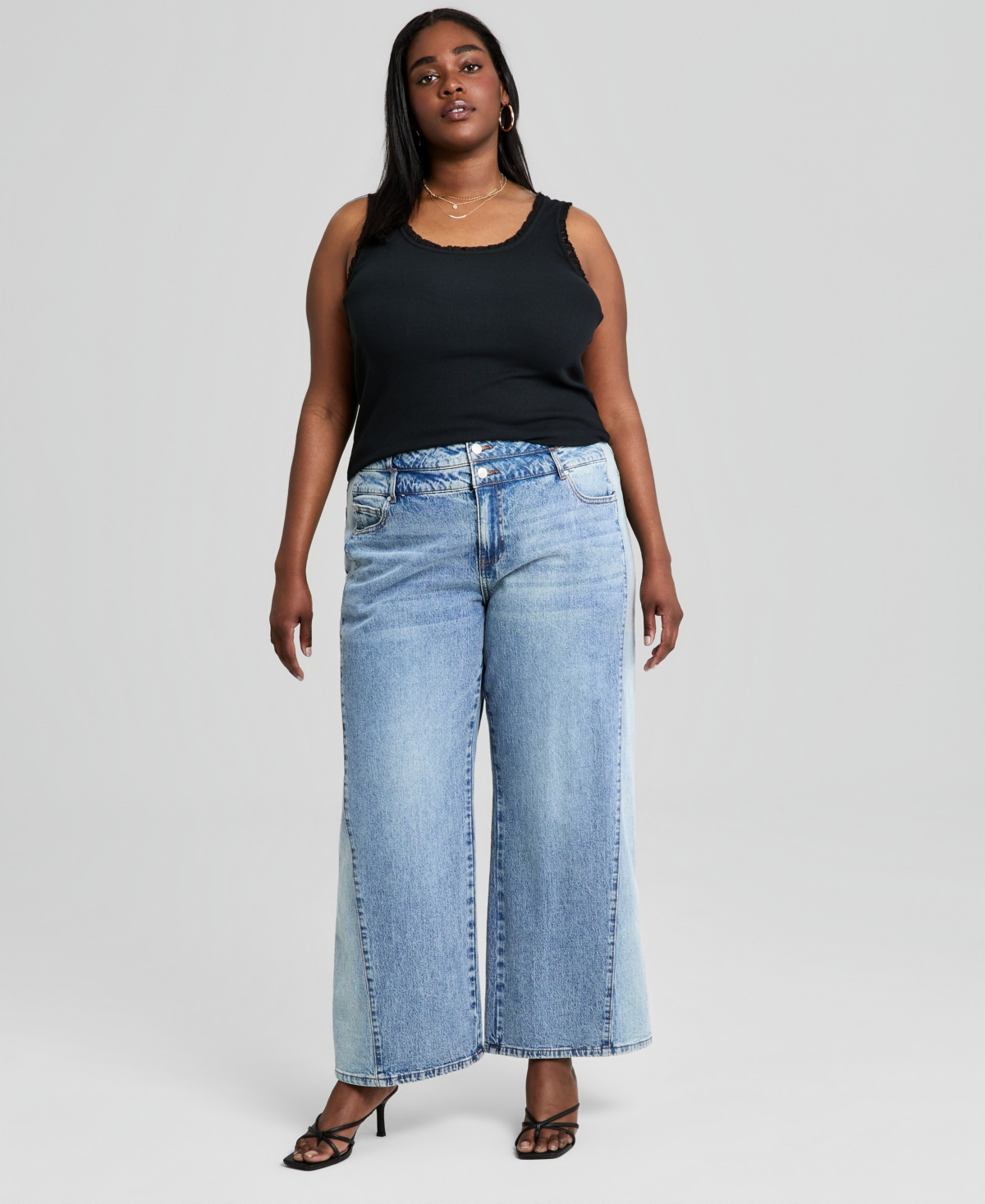 Click here for And Now This Trendy Plus Size Side-Panel Double-Bu... prices