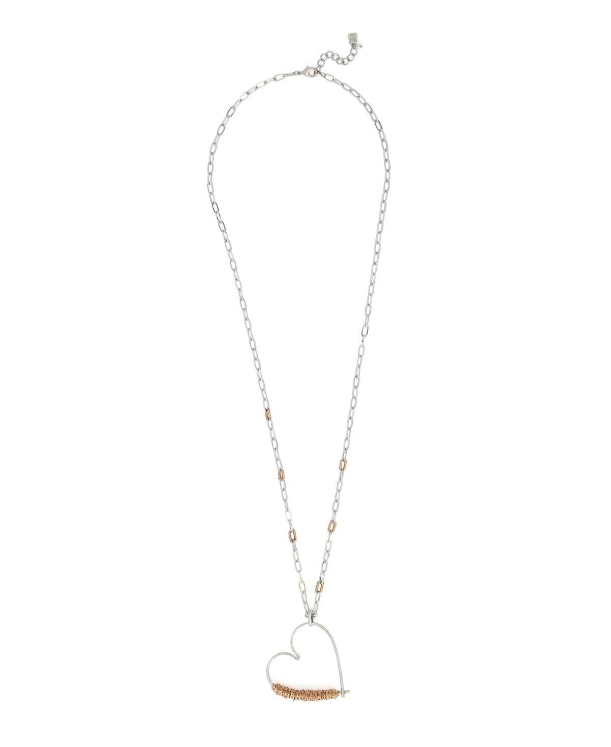 Click here for Robert Lee Morris Soho Two-Tone Heart Pendant Neck... prices