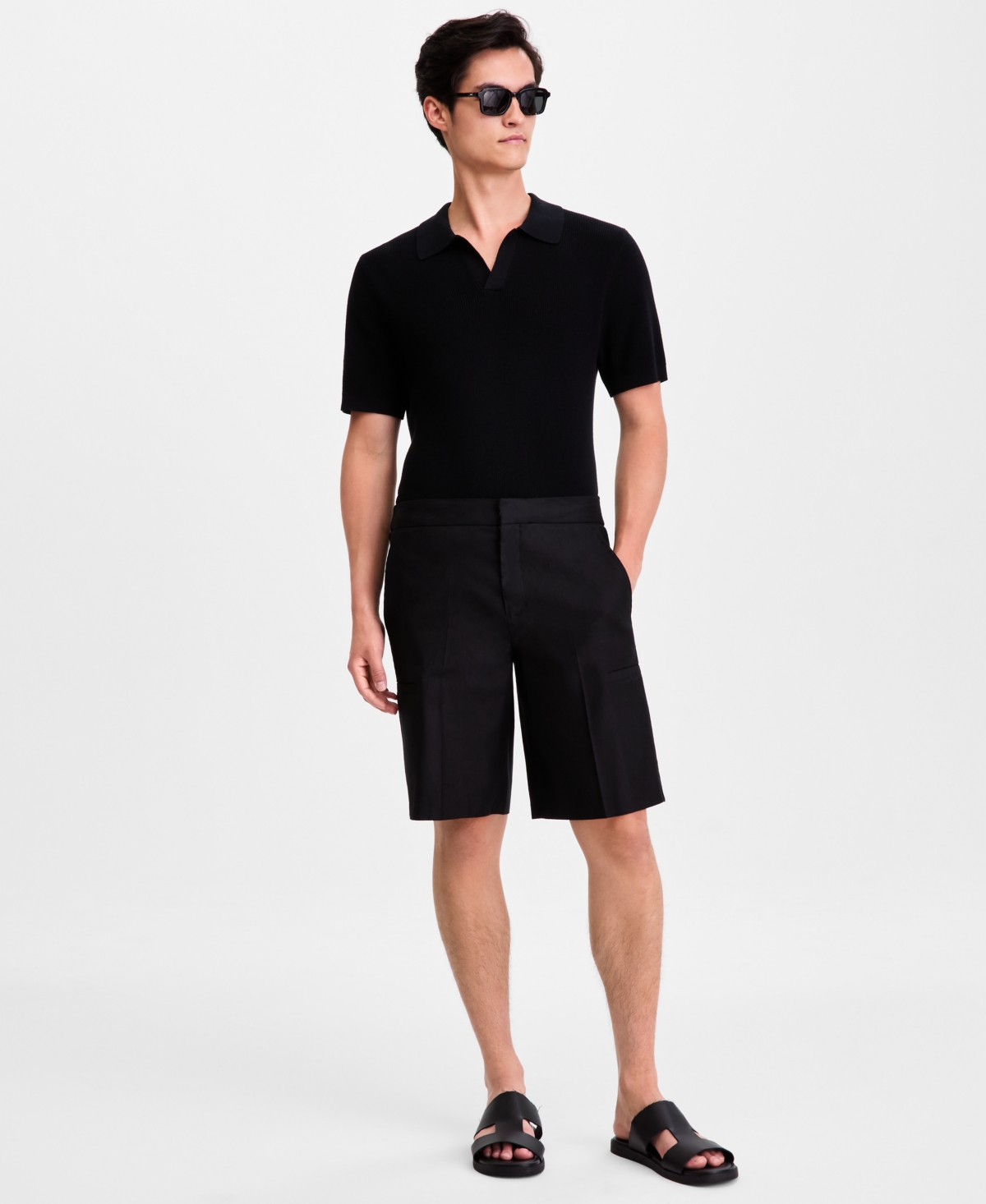 Click here for Alfani Mens Linen-Blend Utility Shorts  Macys Excl... prices