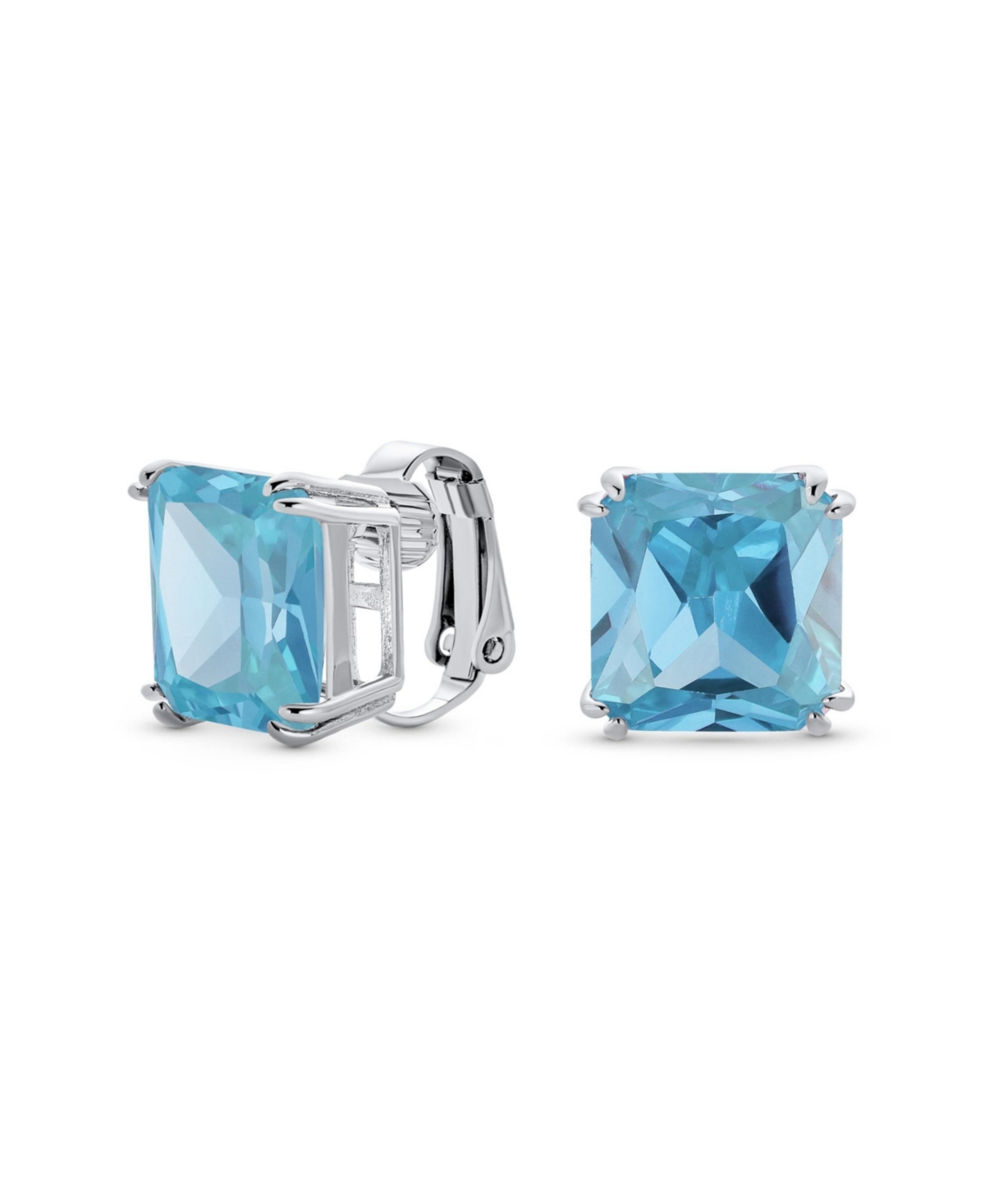 Click here for Bling Jewelry 12MM Princess Cut Cubic Zirconia Cz... prices
