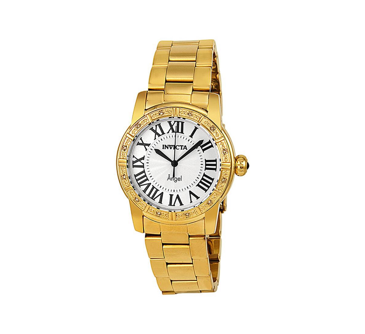 Click here for Invicta Womens 14374 Angel Quartz Silver Dial Watc... prices