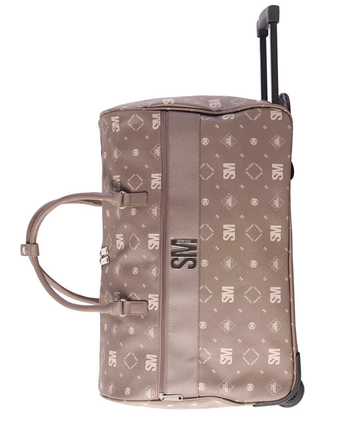 Click here for Steve Madden Signature 22 Wheeled Duffel - Brown prices