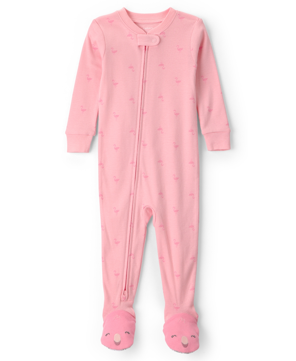 Click here for Carters Baby Girls Long-Sleeve Sleep & Play - Pink prices