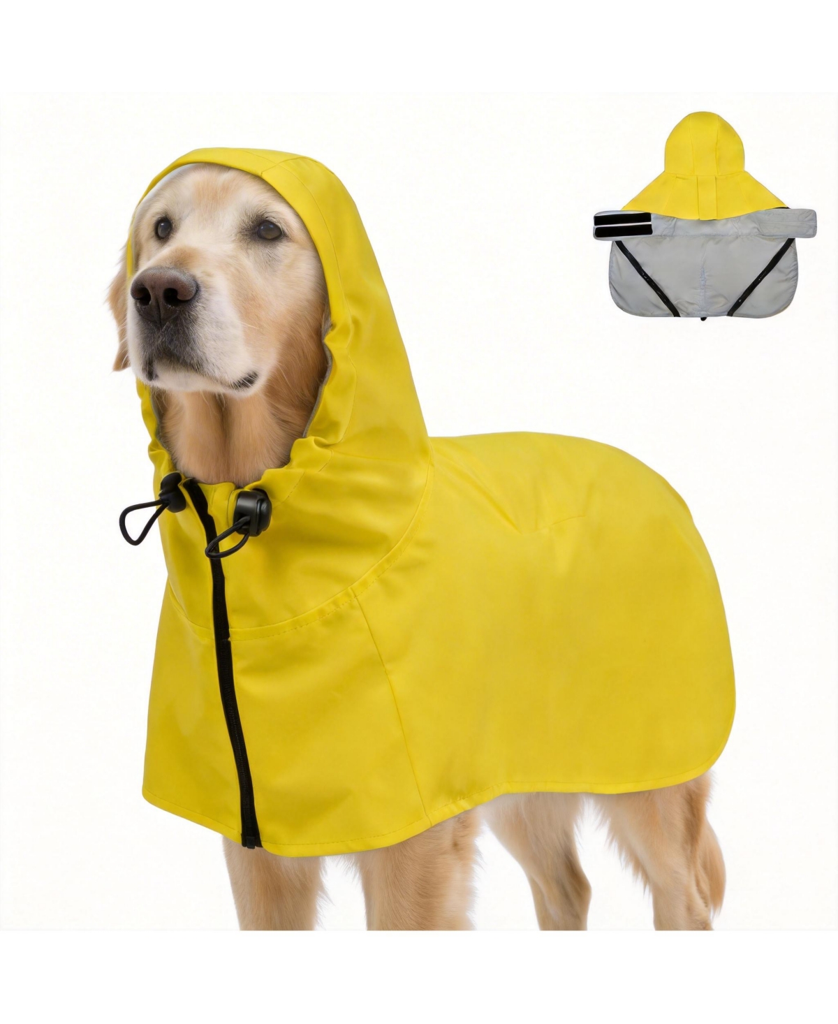 Click here for Aronkl Waterproof Windproof Dog Rain Jacket with H... prices