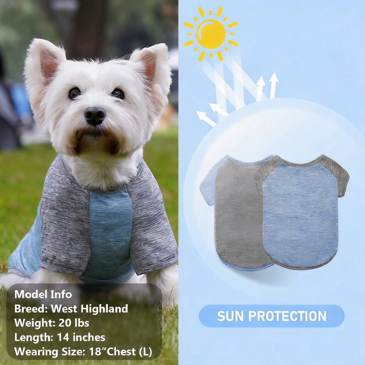 Click here for Aronkl 2-Pack Lightweight Athletic Dog T-Shirt wit... prices