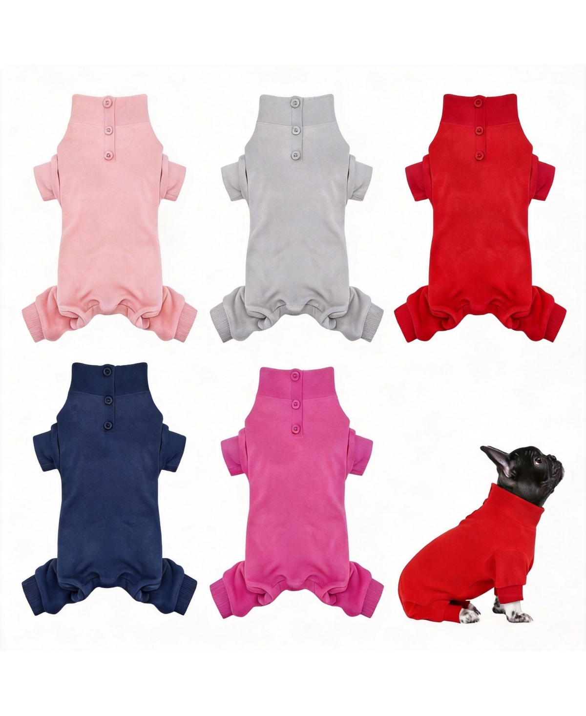 Click here for Aronkl Dog Fleece Pajamas for Warmth and Comfort -... prices