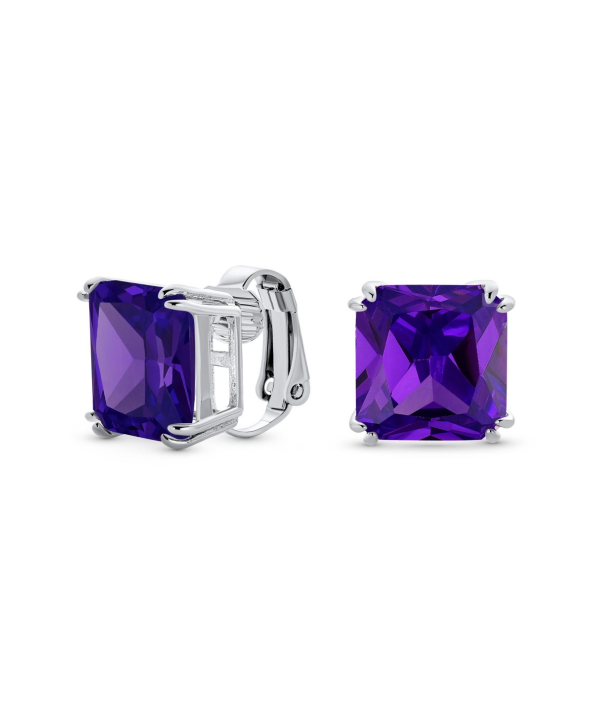 Click here for Bling Jewelry 12MM Princess Cut Cubic Zirconia Cz... prices