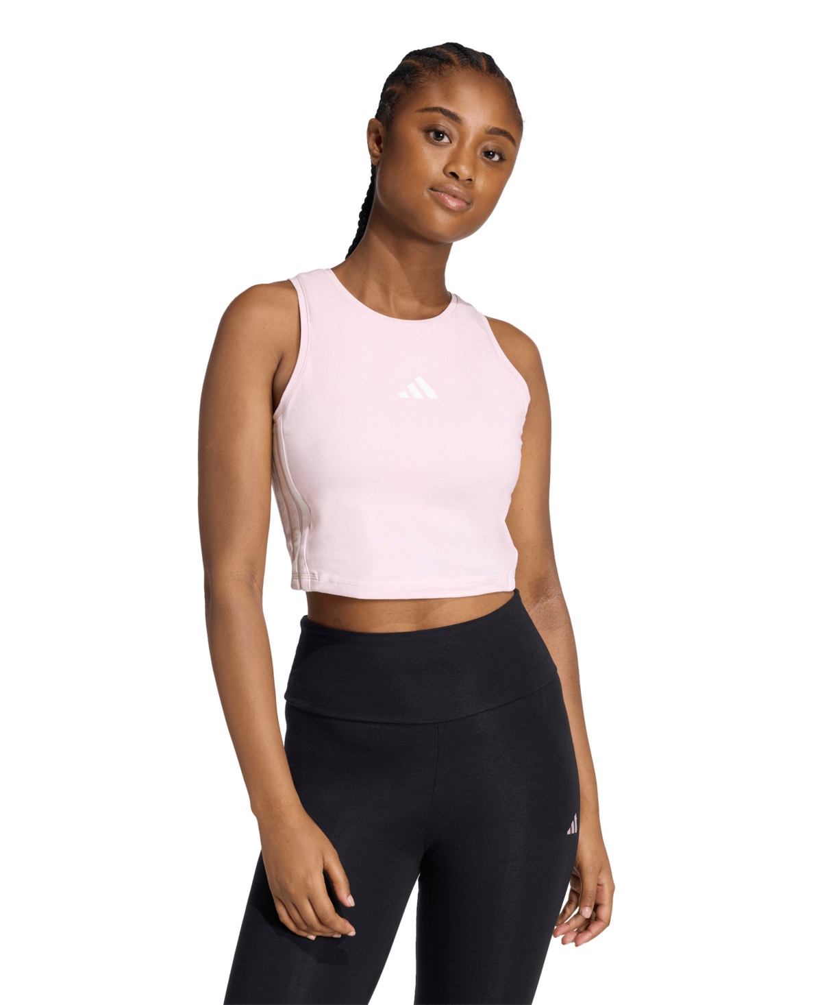 Click here for adidas Womens 3-Stripes Padded Crewneck Tank Top -... prices