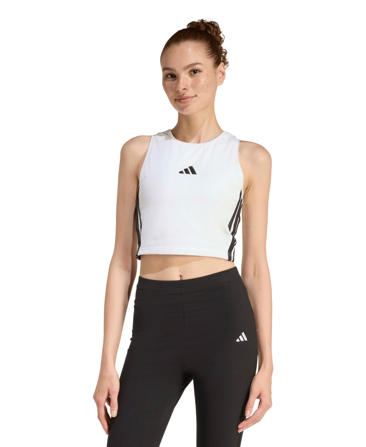 Click here for adidas Womens 3-Stripes Padded Crewneck Tank Top -... prices