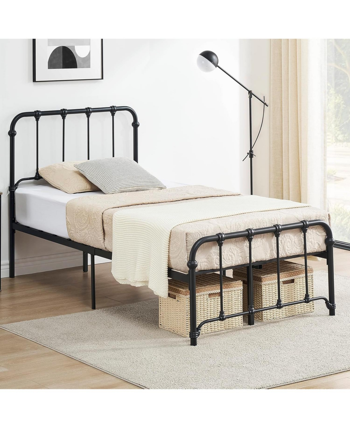 Click here for gaomon Metal Bed Frame Twin Size  12 inch Platform... prices