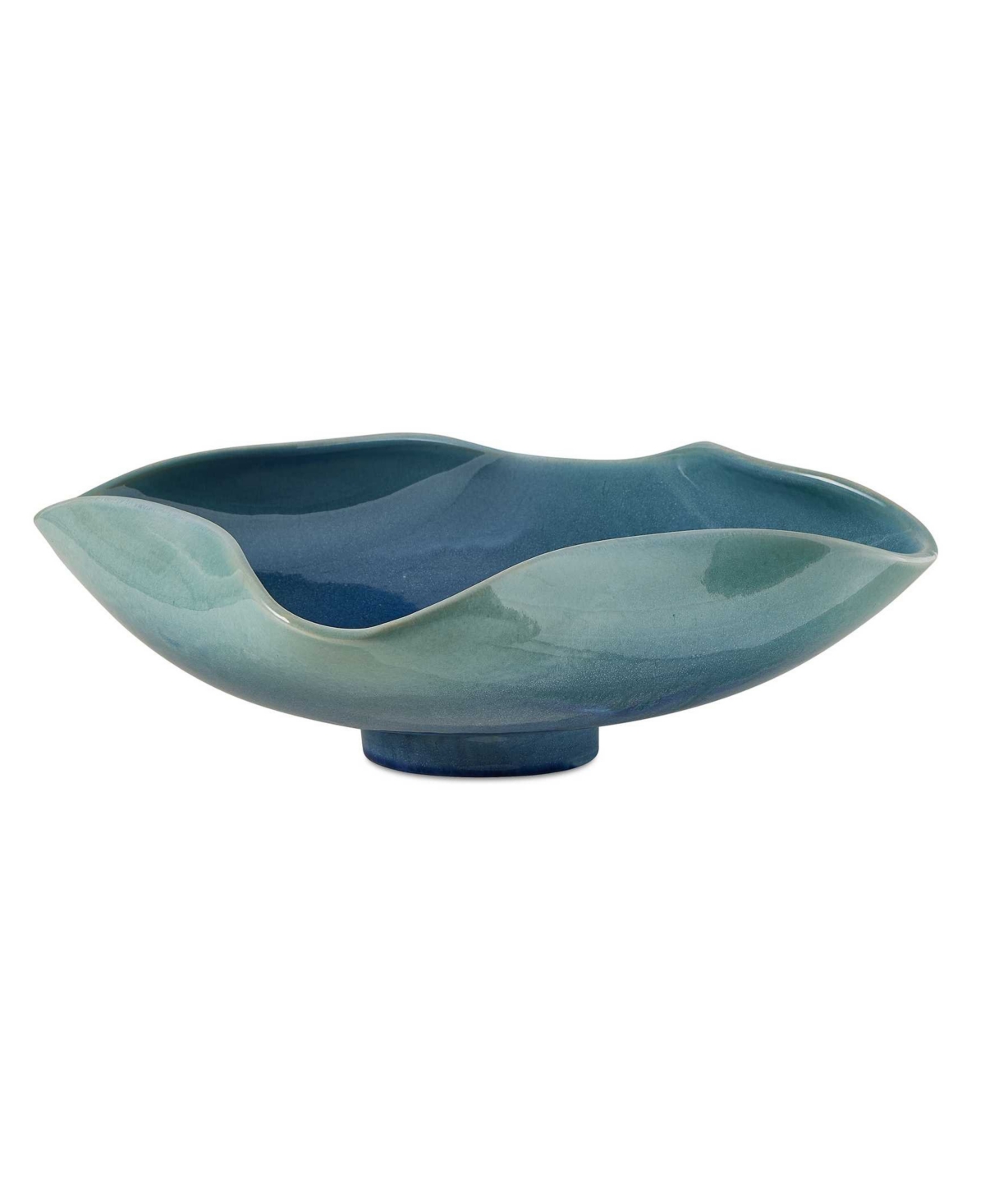 Click here for Uttermost Blue Lagoon Indoor-Outdoor Bowl - Blue prices