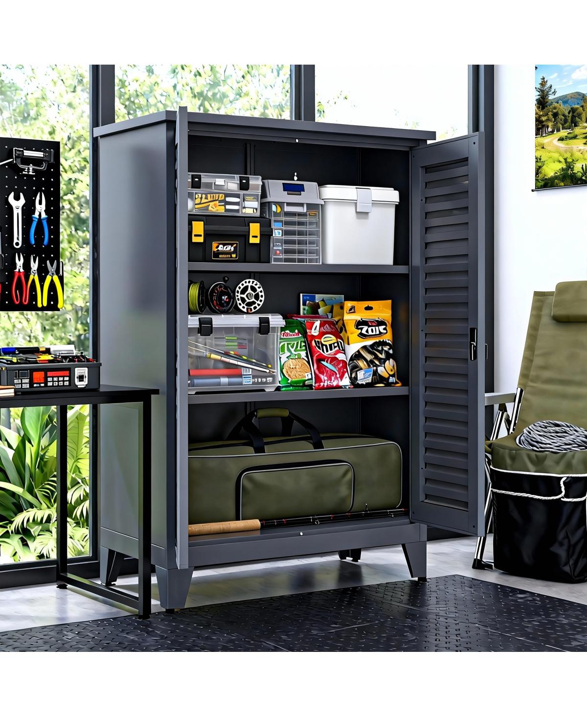 Click here for Streamdale Furniture Premium Steel Ample-Storage V... prices