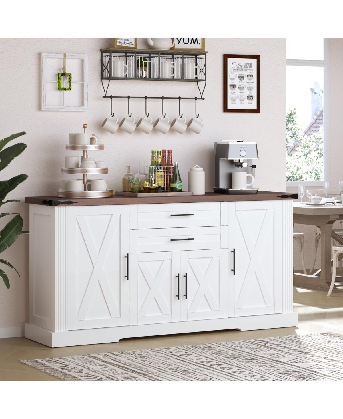 Click here for Streamdale Furniture Farmhouse Barn Door Storage C... prices