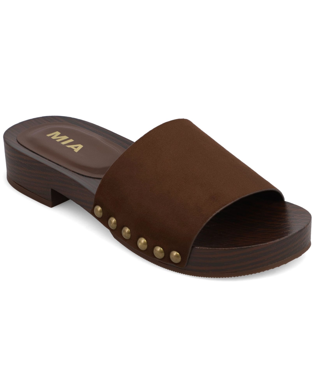 Click here for Mia Womens Lanell Round-Toe Casual Slide Sandals -... prices