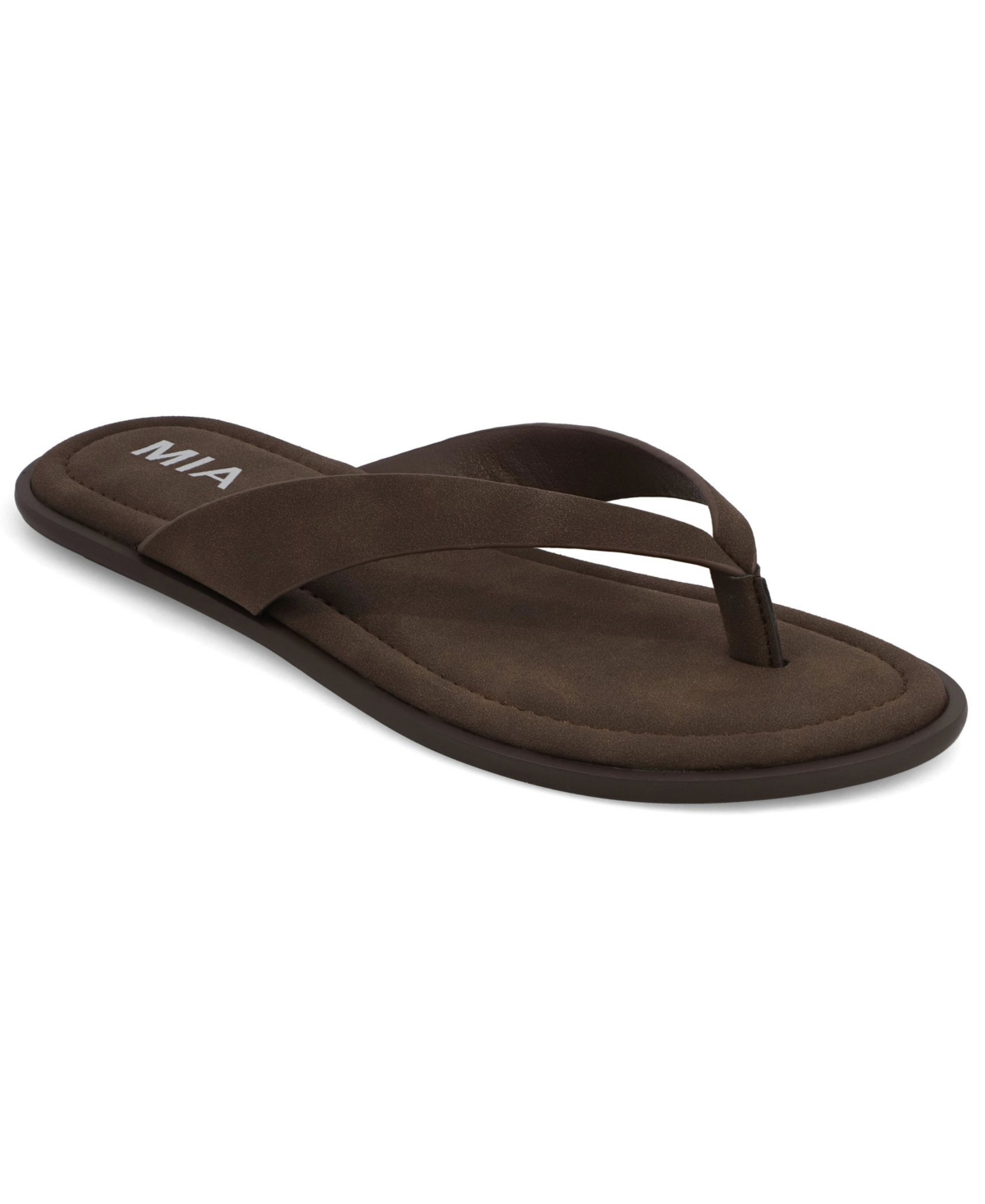 Click here for Mia Womens Sydni Classic Thong Sandals - Chocolate prices