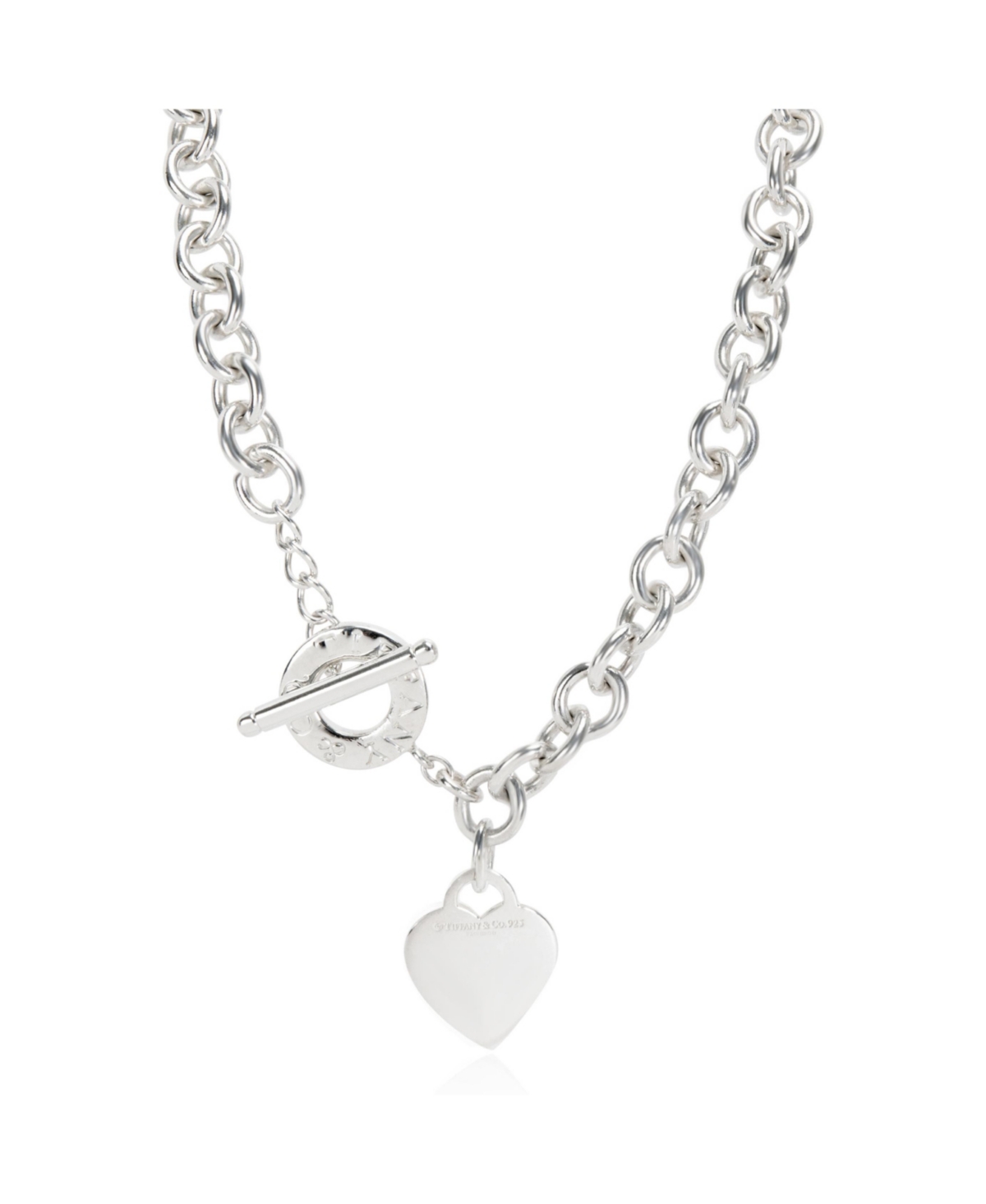 Click here for Pre-Owned Tiffany & Co Sterling Silver Heart Tag N... prices