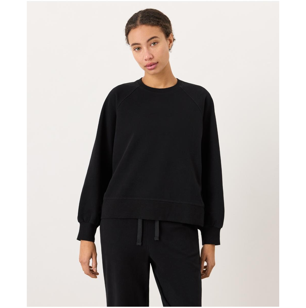 Click here for Pact Womens Organic Cotton CloudKnit Raglan Crew -... prices