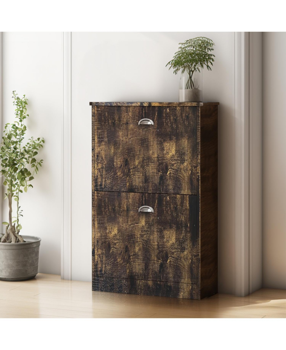 Click here for Streamdale Hidden Shoe Rack with Drawers (Retro) -... prices