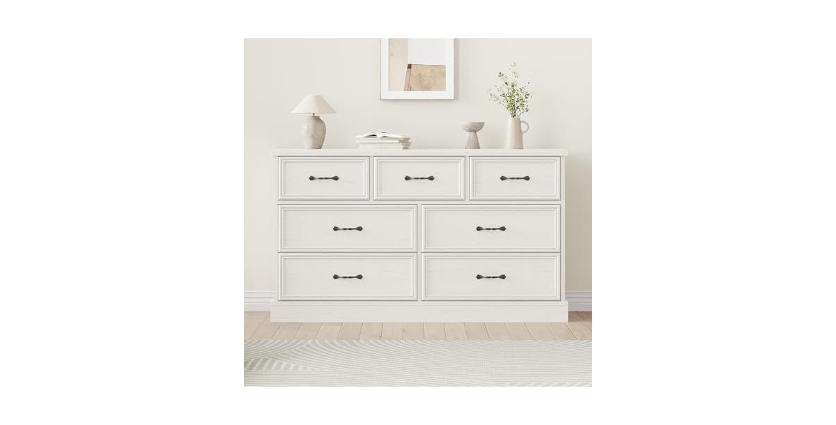 Click here for gaomon 7 Drawer Dresser for Bedroom  55 Wide Woode... prices