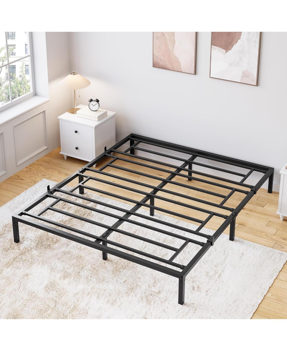 Click here for gaomon Metal Platform Bed Frame Heavy Duty Quiet B... prices