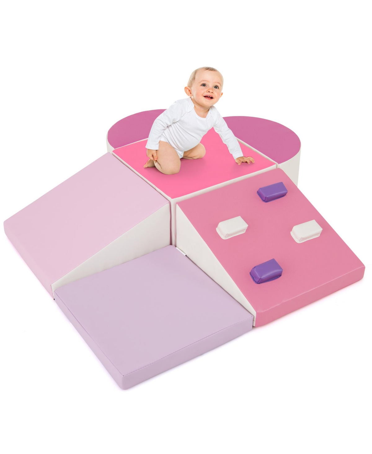 Click here for Mecale 6-Piece Soft Toddler Play Set with Climbing... prices