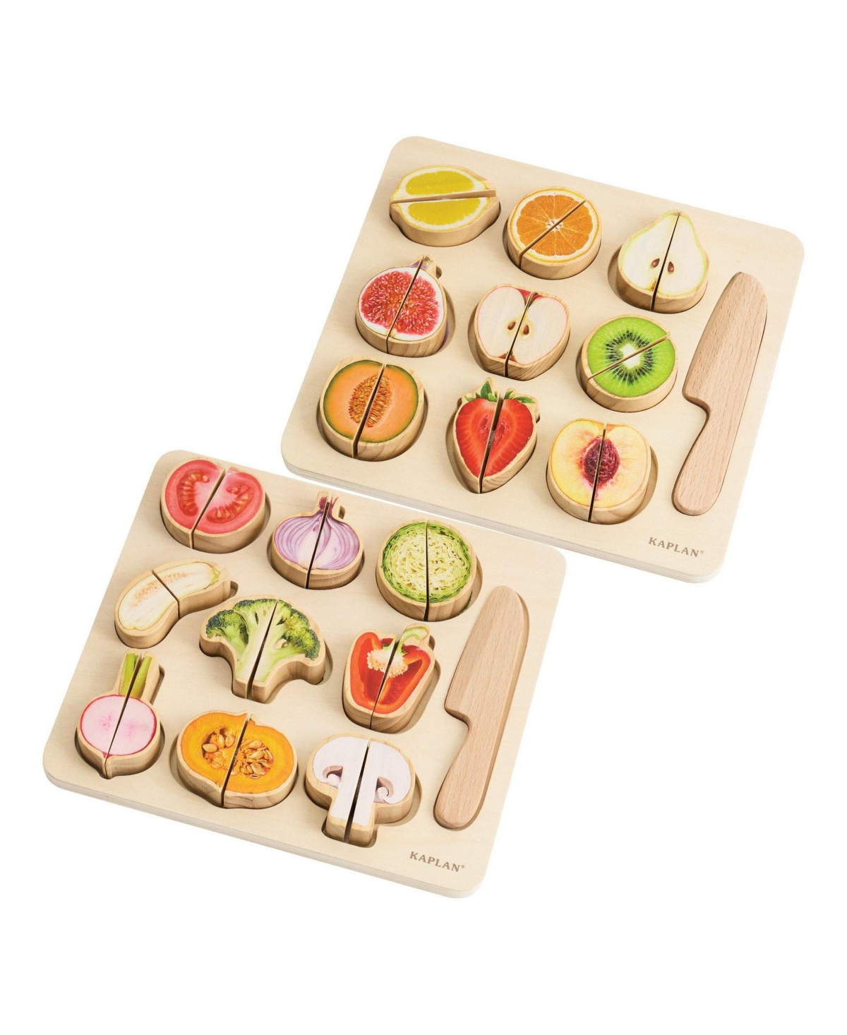 Click here for Kaplan Early Learning Wooden Slice & Match Fruit &... prices