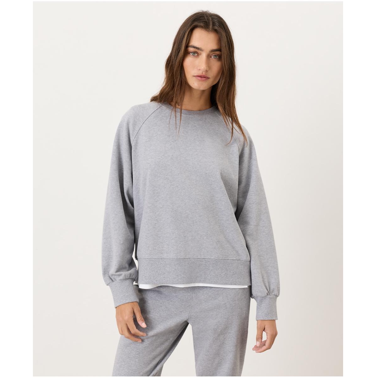 Click here for Pact Womens Organic Cotton CloudKnit Raglan Crew -... prices