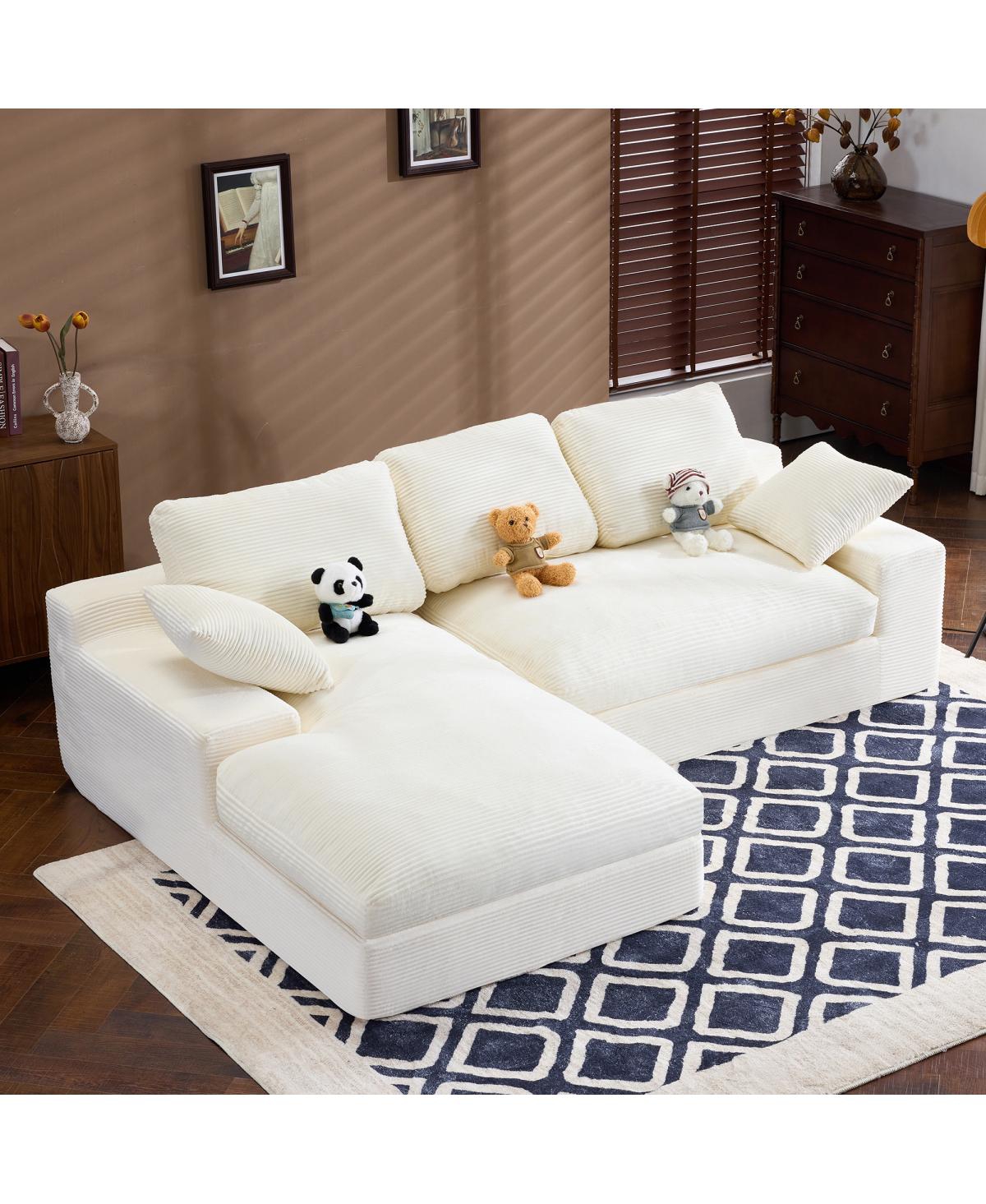 Click here for Streamdale Furniture Corduroy Compressed Sofa: Sof... prices