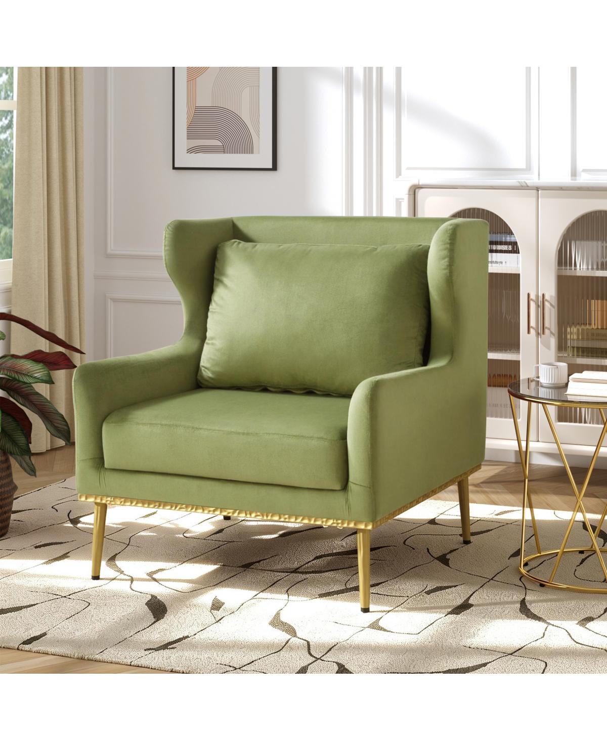 Click here for Streamdale Furniture Modern Velvet Accent Armchair... prices