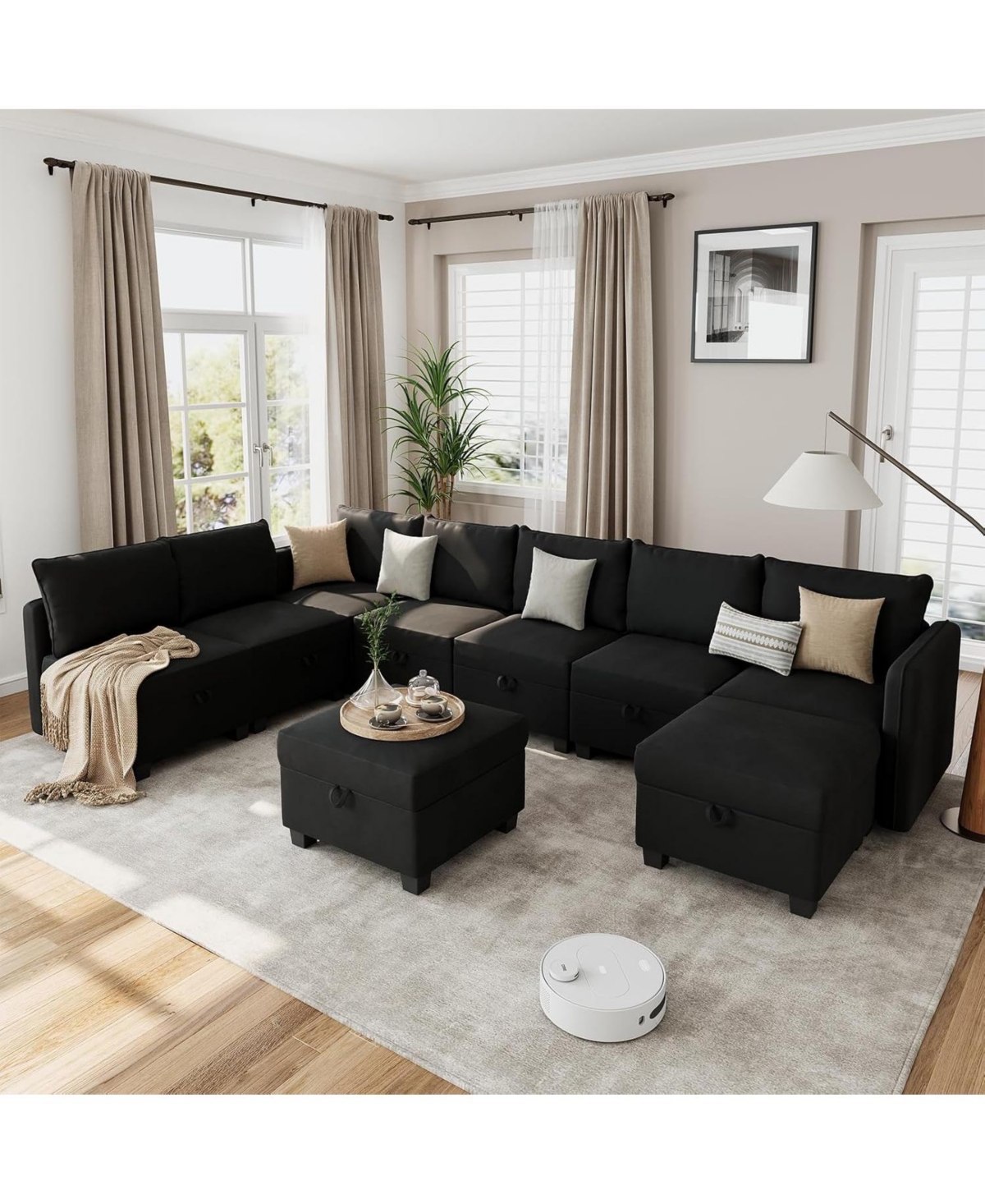 Click here for gaomon Modular Sofa Sectional Sleeper Couch Two Ot... prices