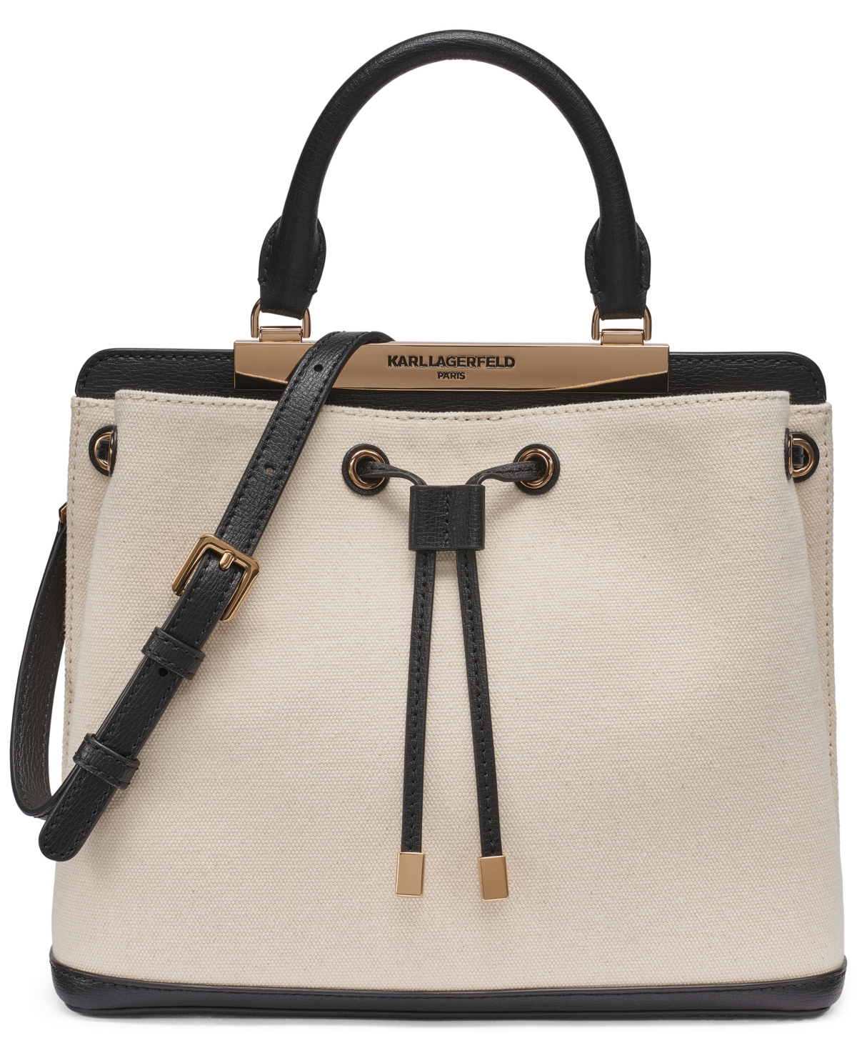 Click here for Karl Lagerfeld Paris Evelina Small Bucket Bag - Na... prices