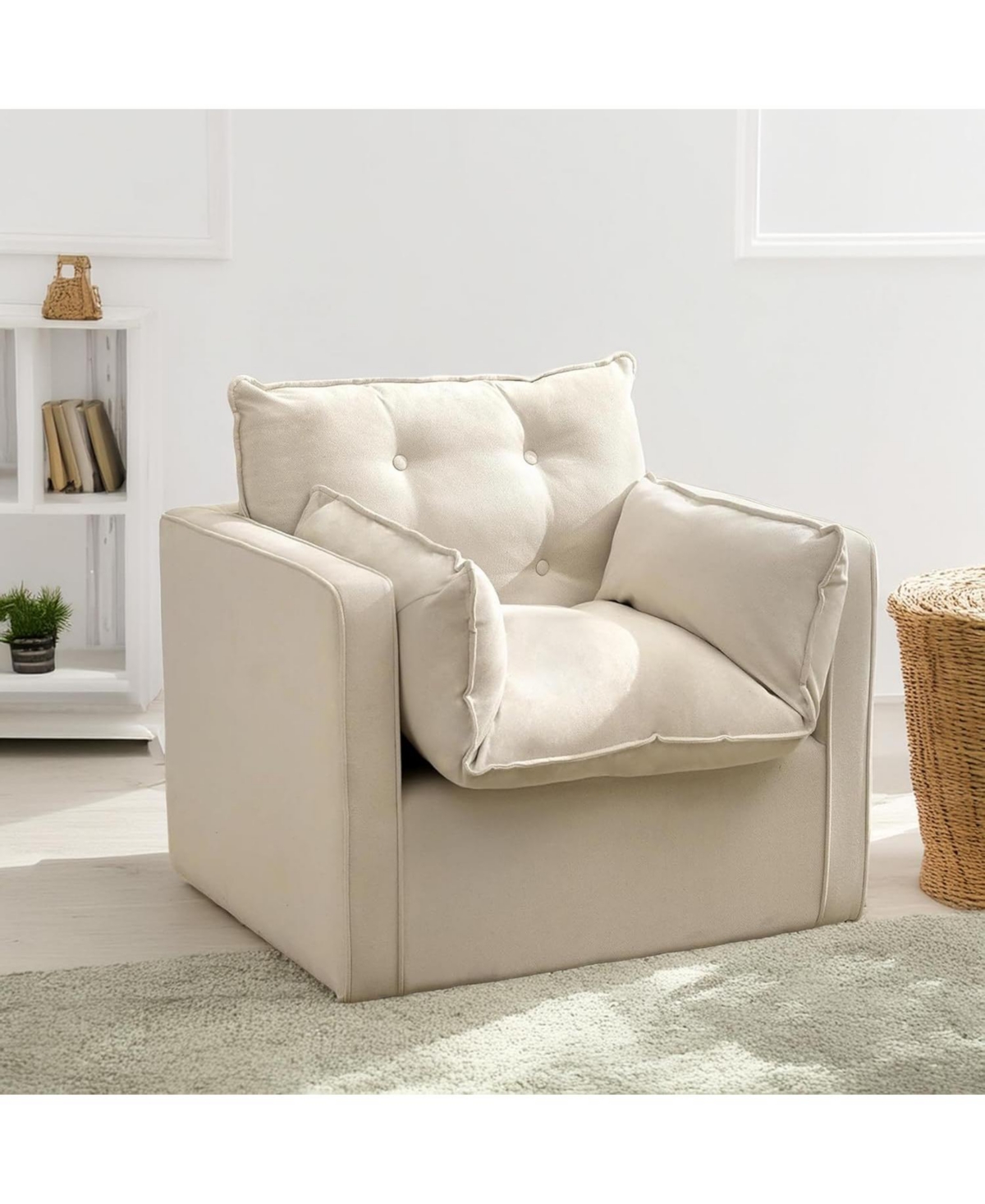 Click here for gaomon Mid-Century Modern Swivel Accent Chair  360... prices