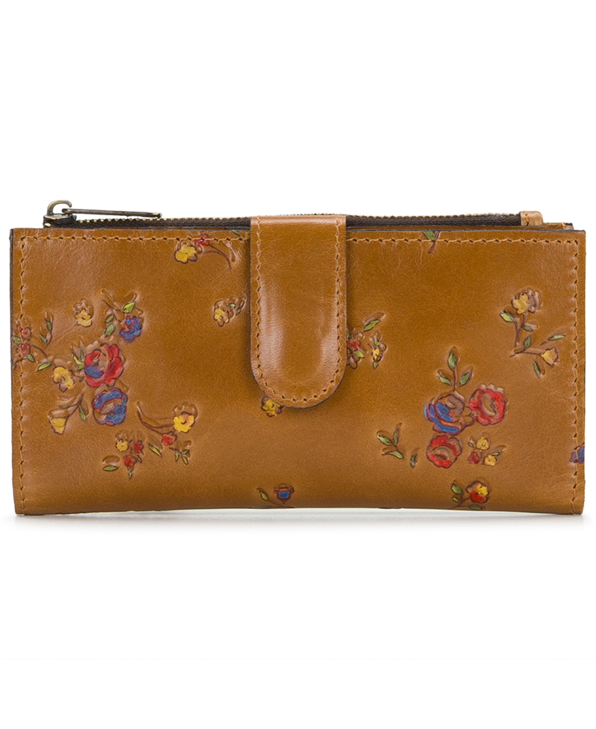 Click here for Patricia Nash Nazari Leather Wallet - Light Tan (V... prices