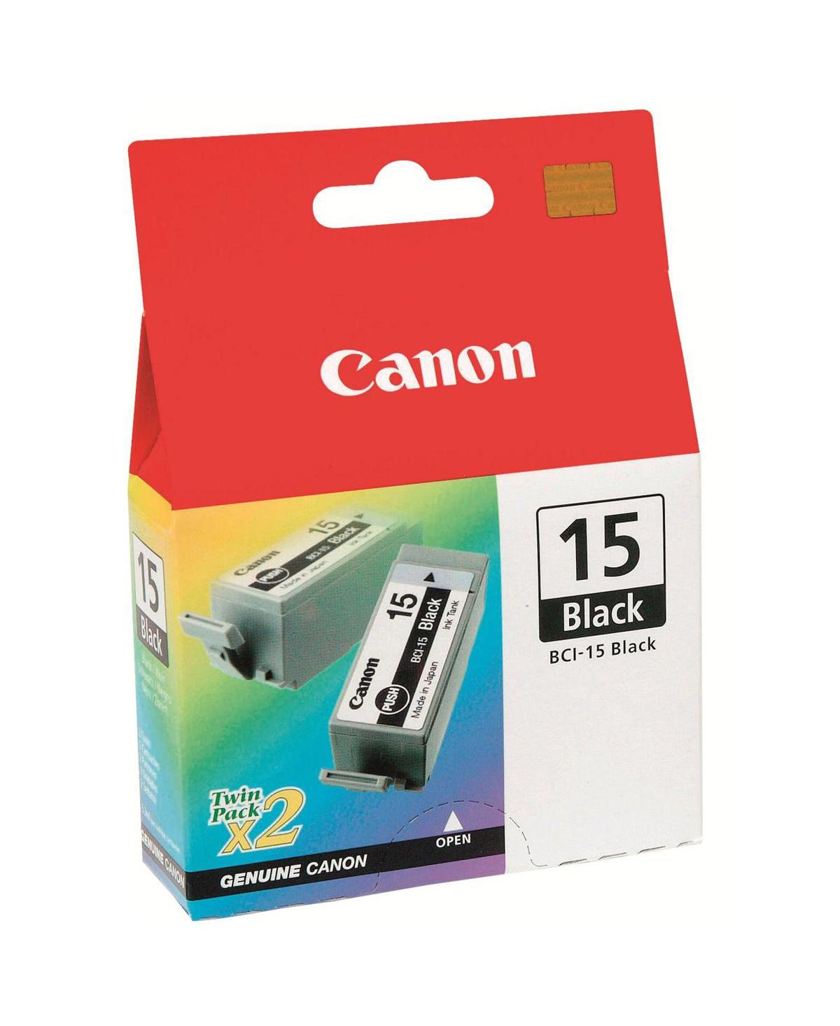 Click here for Canon Bci-15 Black Ink Tank Twin Pack for i70  i80... prices