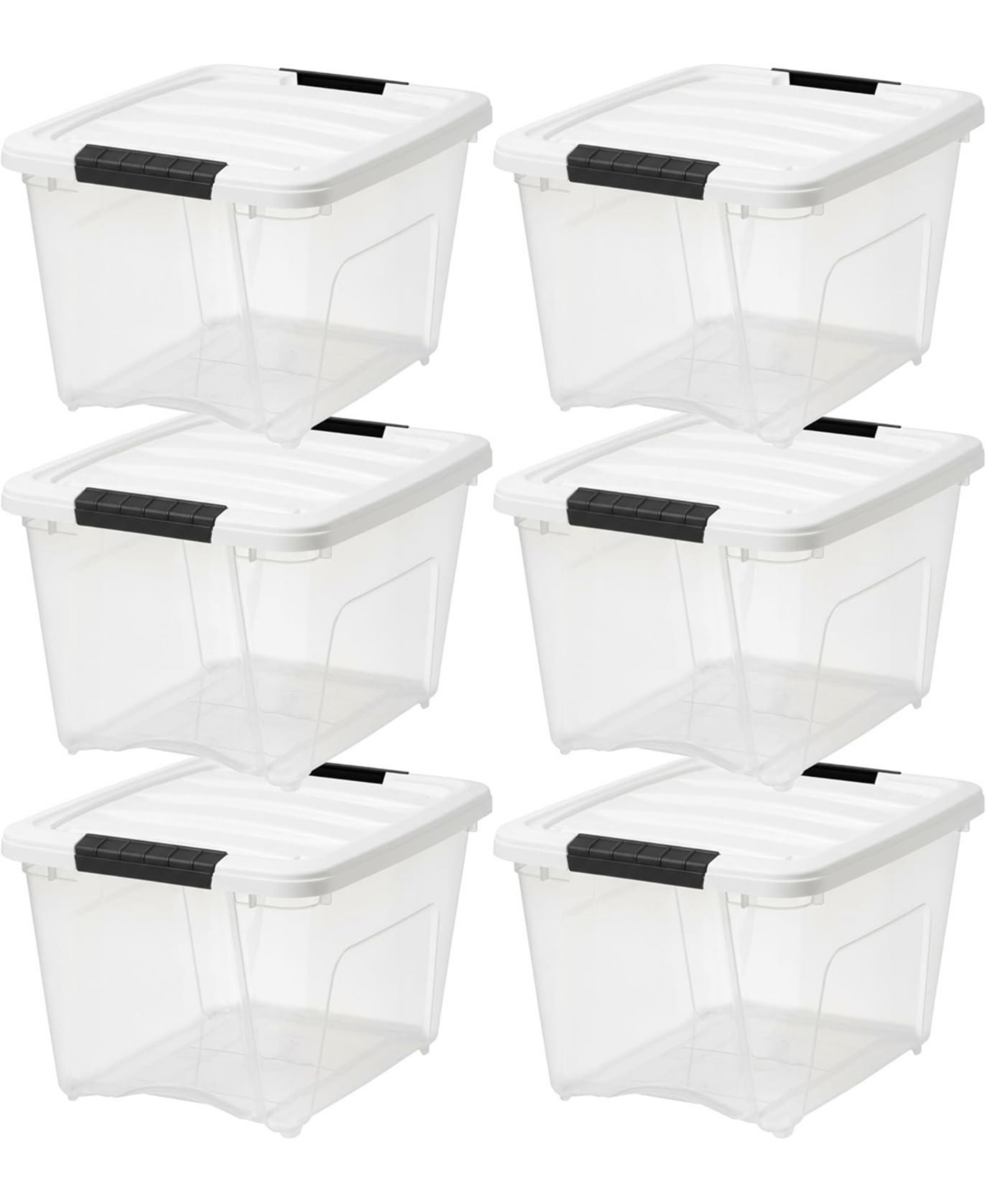 Click here for Iris Usa 19 Qt Stackable Plastic Storage Bins with... prices