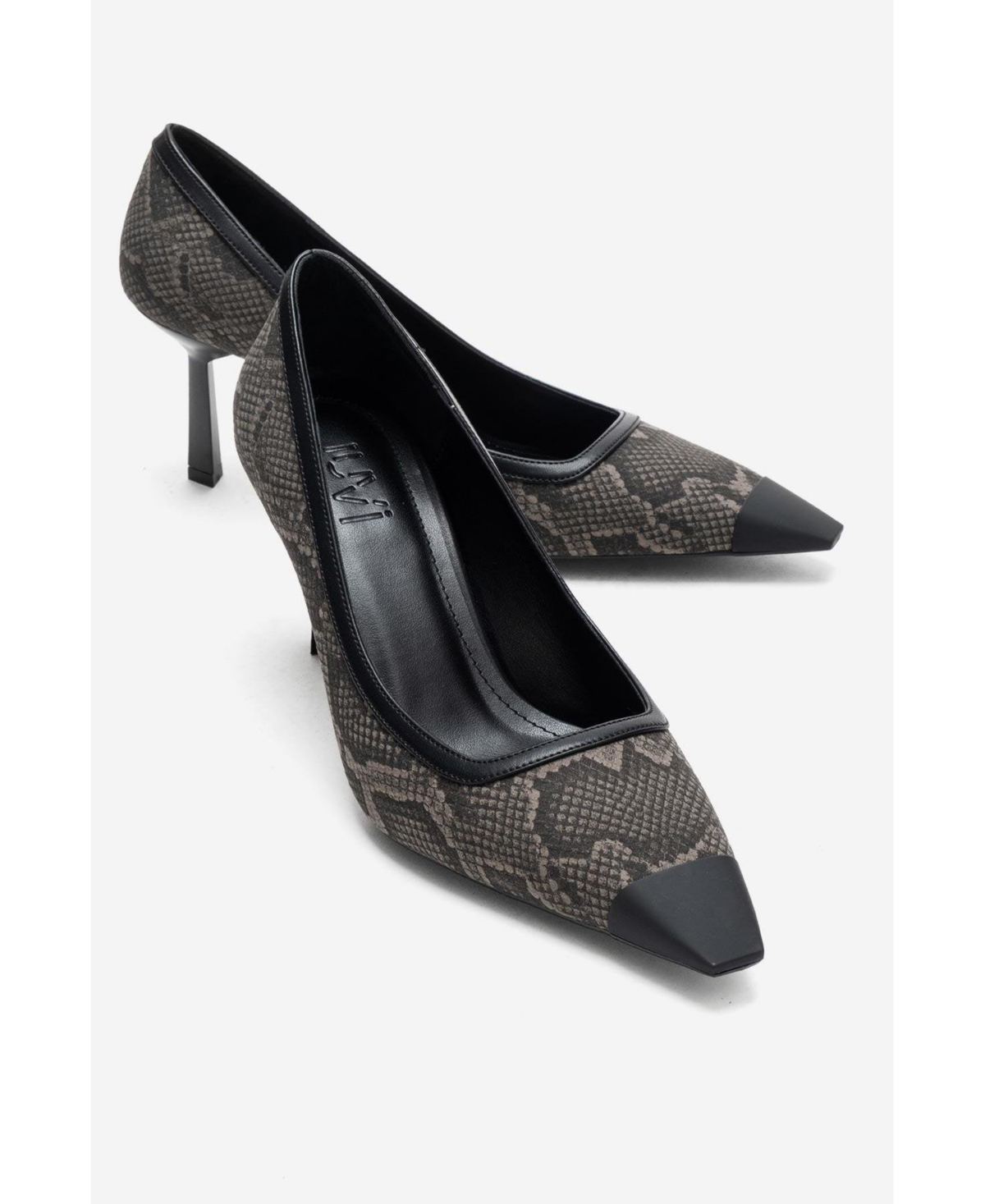 Click here for Prologue Shoes Womens Rona Pointed Toe Pump - Grey prices