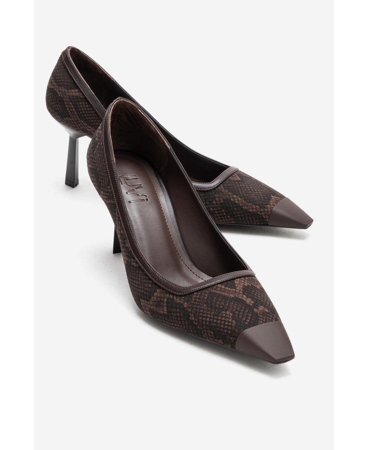 Click here for Prologue Shoes Womens Rona Pointed Toe Pump - Snak... prices