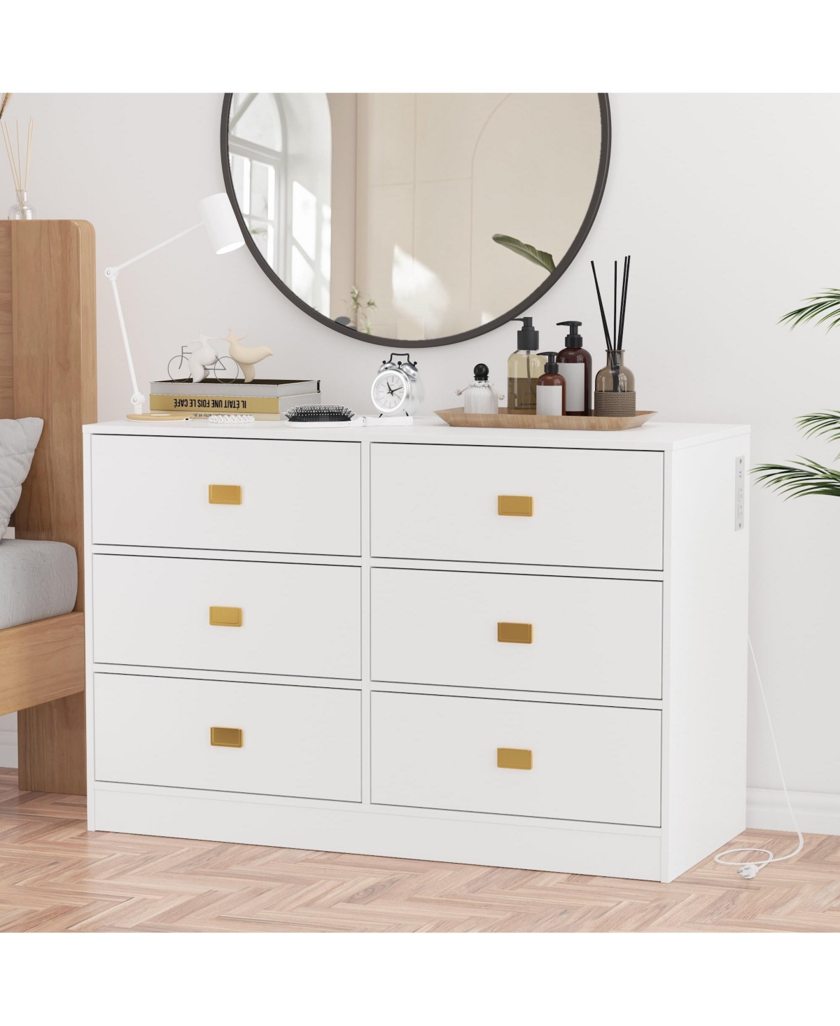 Click here for gaomon Storage Cabinet  6 Drawer Changing Table wi... prices