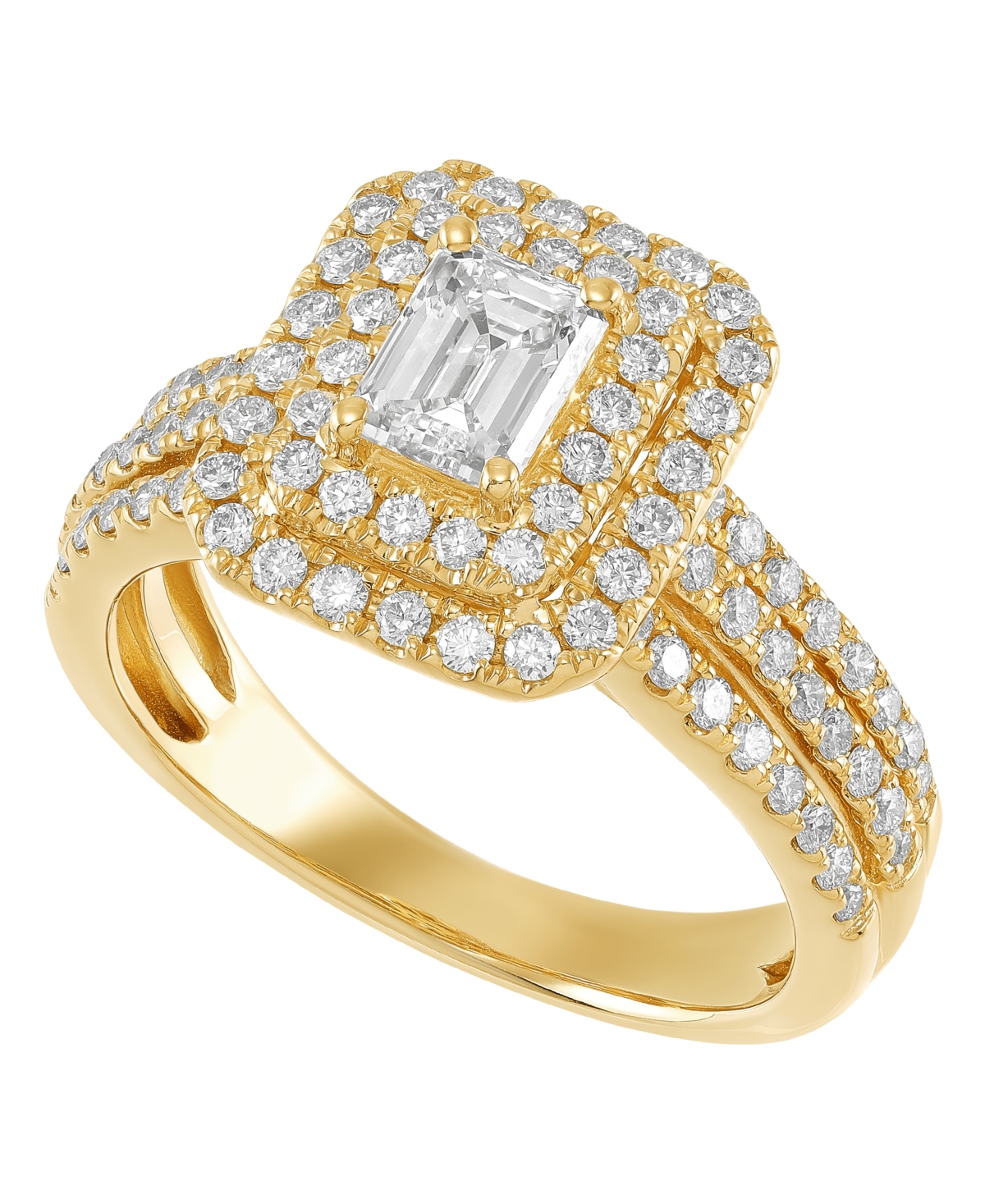 Click here for Macys Diamond Engagement Ring (1-1/2 ct. t.w.) in... prices