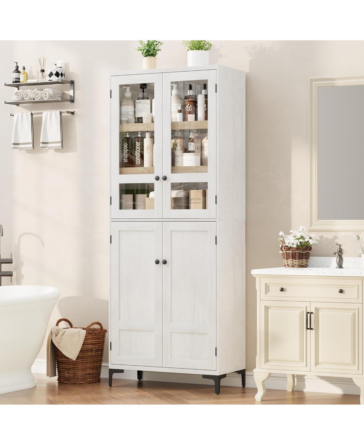 Click here for gaomon Tall Storage Cabinet  Kitchen Pantry Cabine... prices