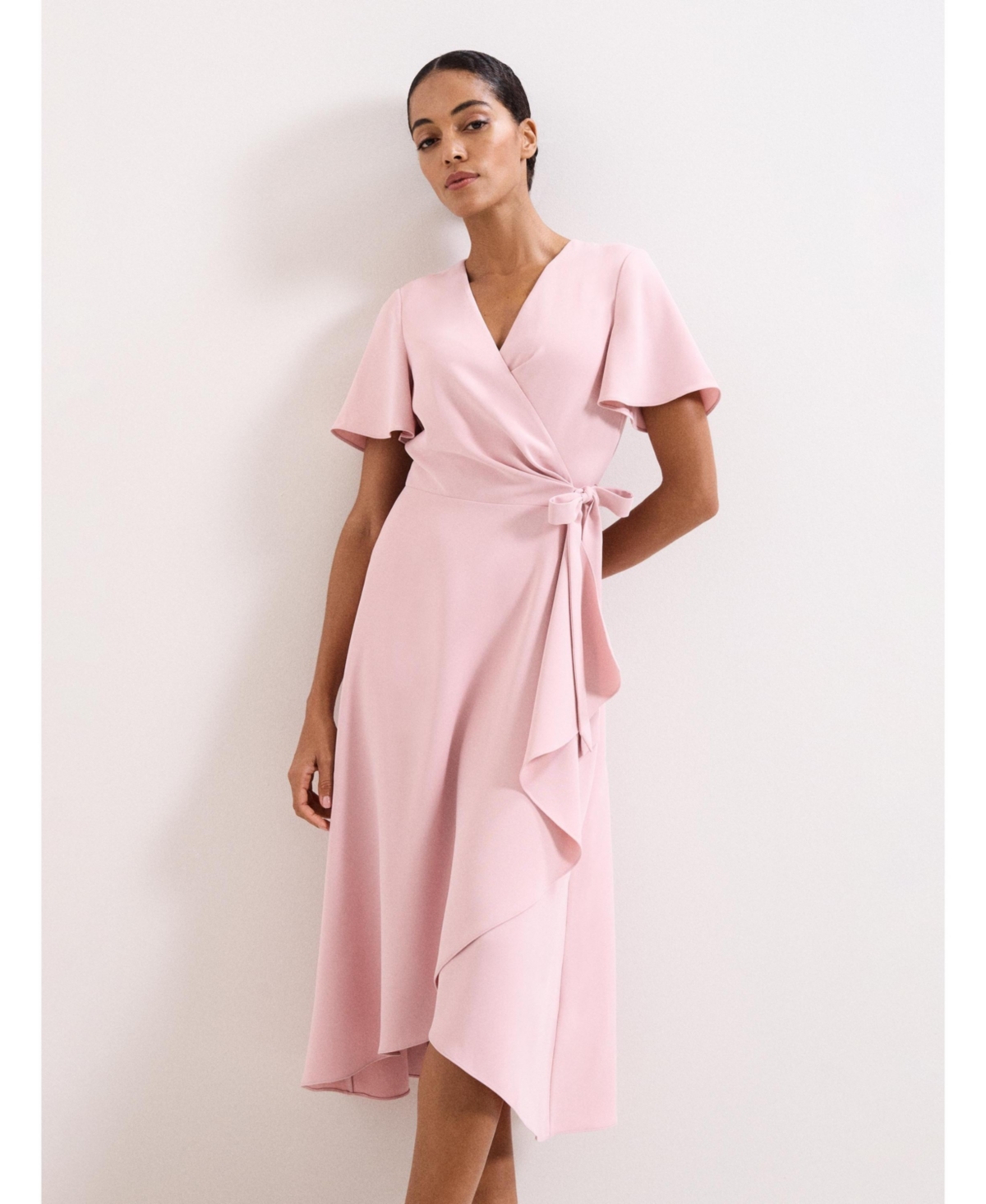 Click here for Phase Eight Womens Julissa Wrap Midi Dress - Brigh... prices