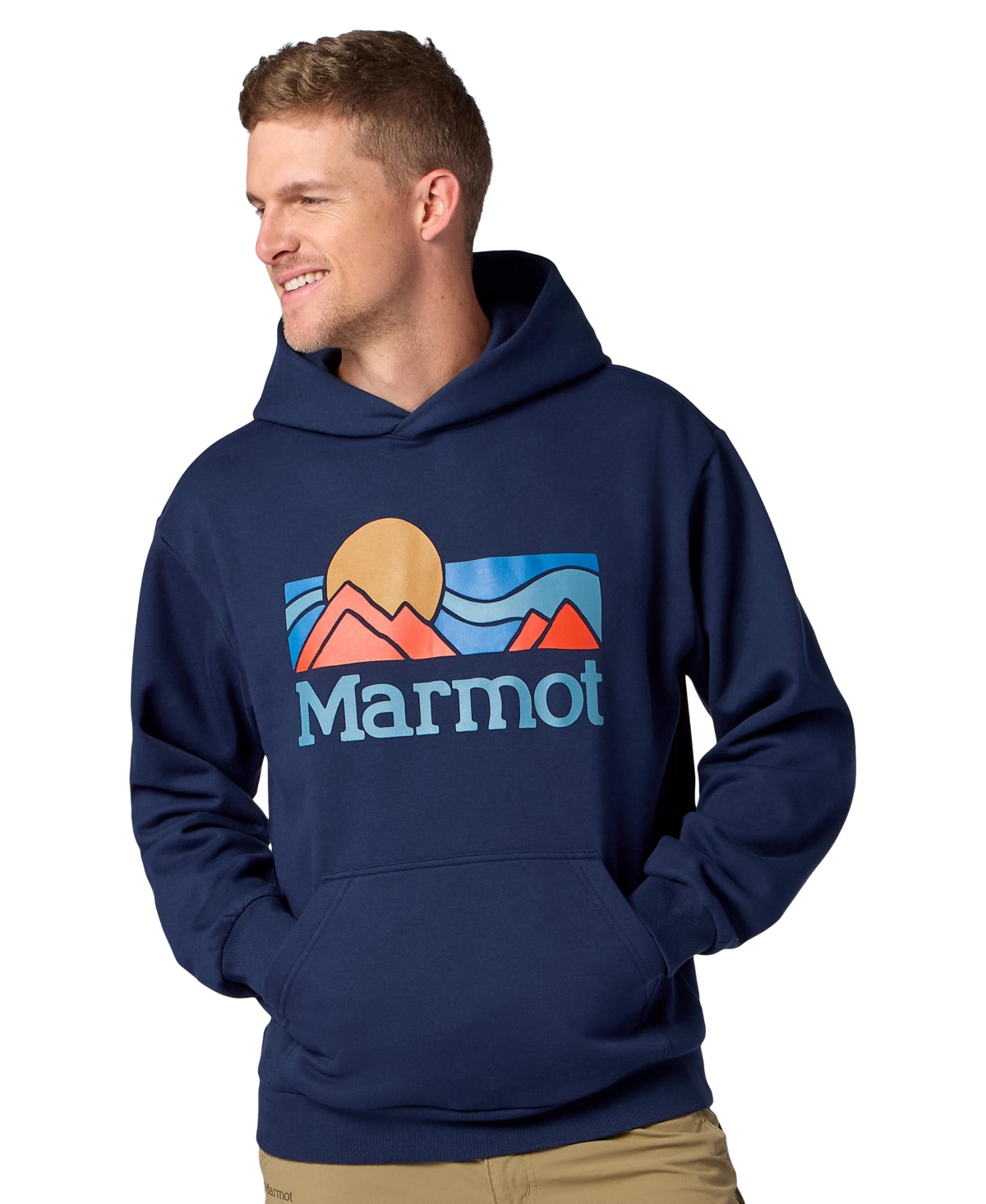 Click here for Marmot Mens Coastal Hoodie - Nightfall Navy prices